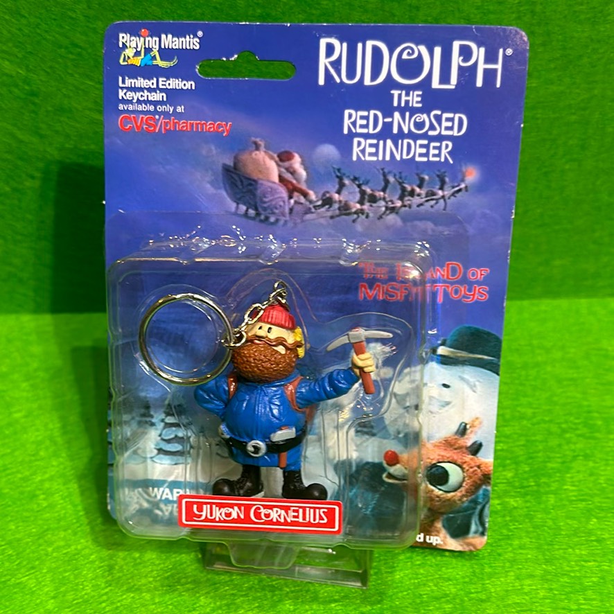 New RUDOLPH THE RED NOSED REINDEER CVS YUKON CORNELIUS KEYCHAIN