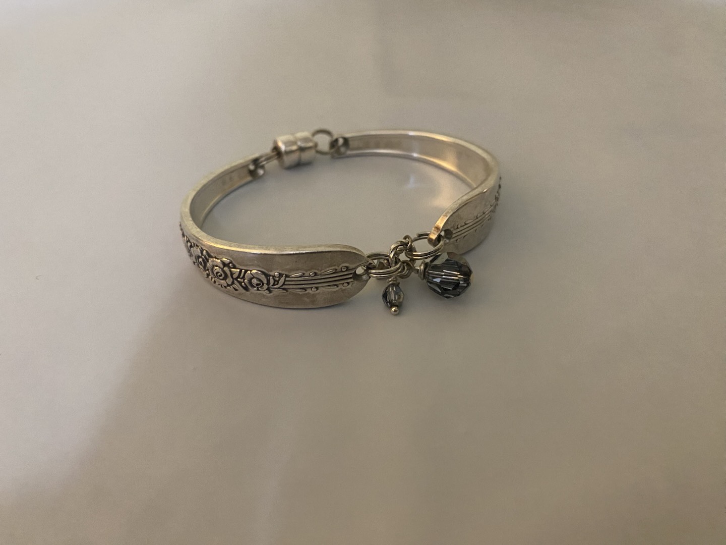Hand-Made Spoon Handle Charm Bracelet - Magnetic Closure