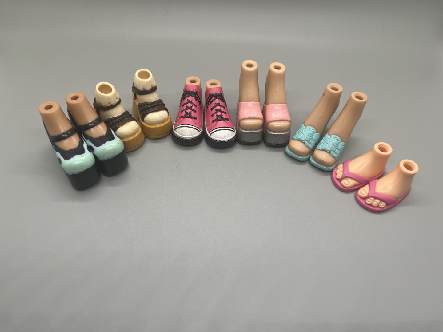 BRATZ Dolls Boots Heels Platforms Shoes Sandals Lot Of 6 Pair Accessories