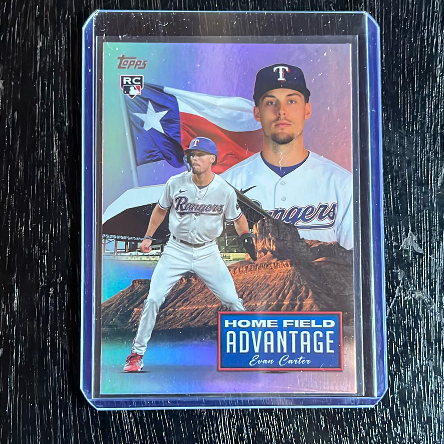 Evan Carter Home Field Advantage 2024 Topps Series 2