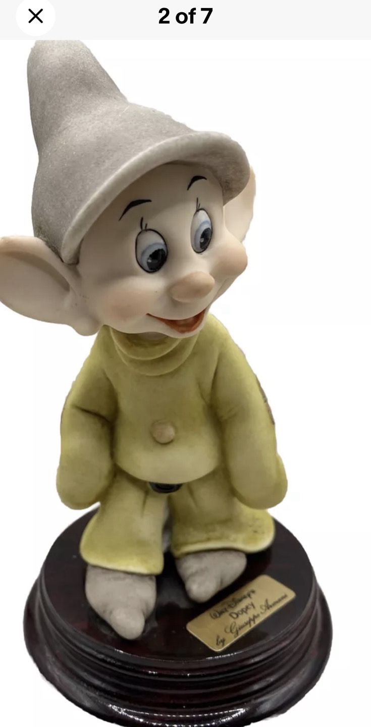 DOPEY, "The Florence, by Giuseppe Armani”, 1993 Signed Original Piece, Rare