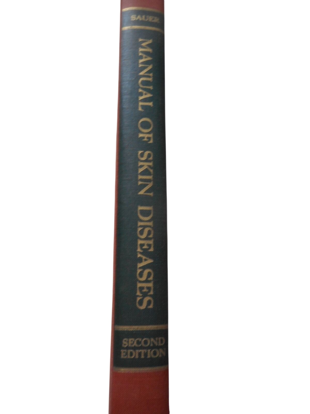 Vintage 1966 Manual of Skin Diseases Sauer 2nd Ed Color photos Medical ...