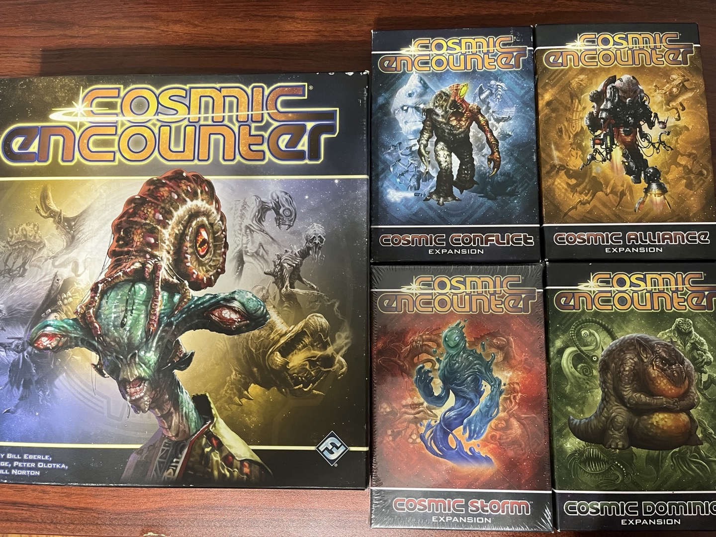 Cosmic Encounter + 4 Expansions