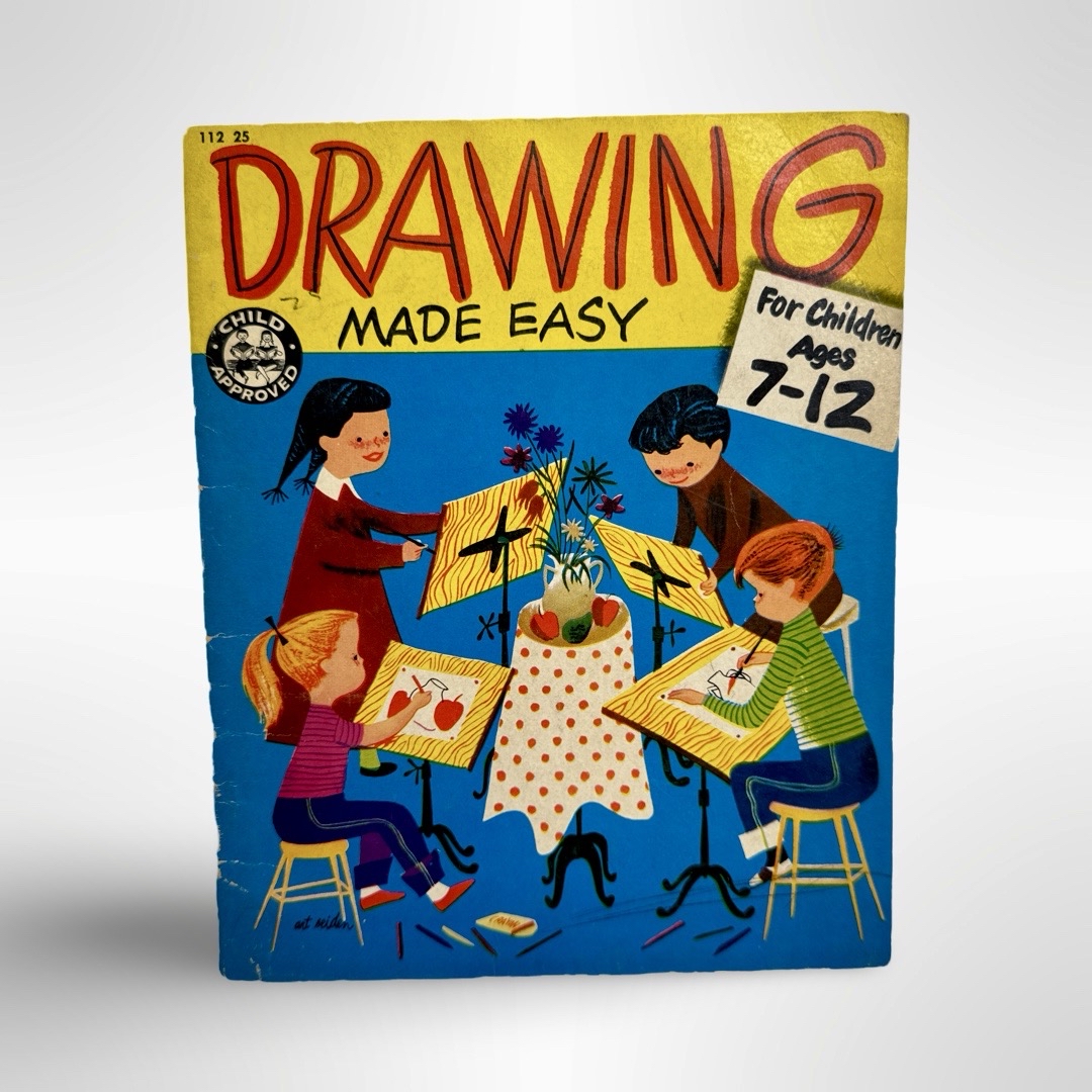 1954 Drawing Made Easy Book For Children 7-12