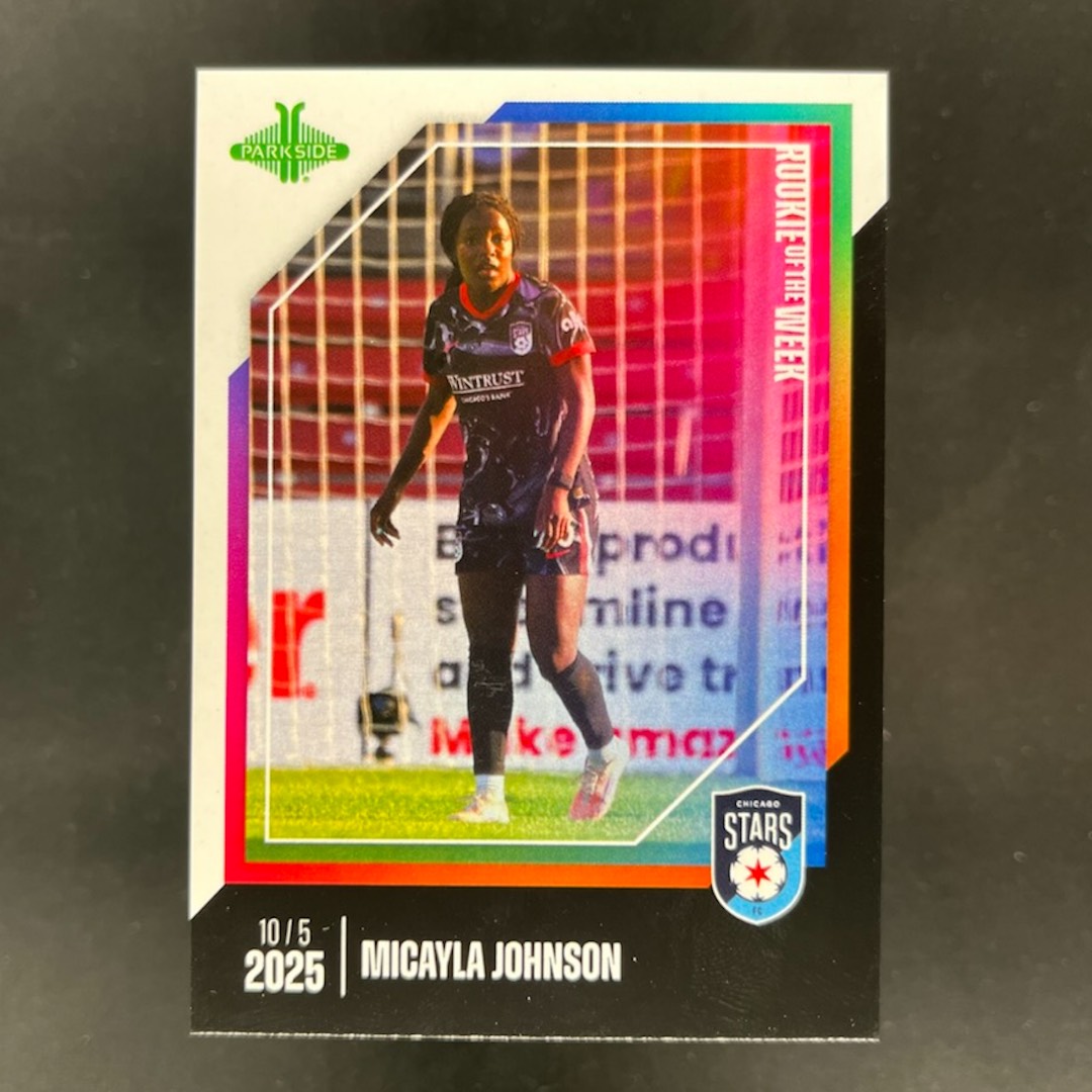Micayla Johnson 2025 NWSL Parkside Pronto Rookie Of The Week Subscriber ...