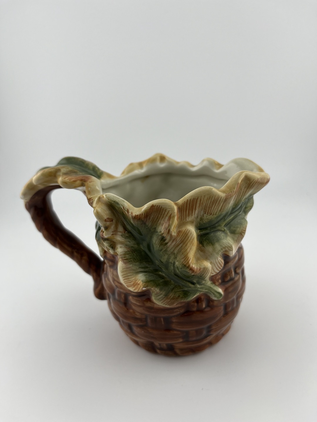 Vintage Ceramic "Fall" Pitcher for syrup/cream