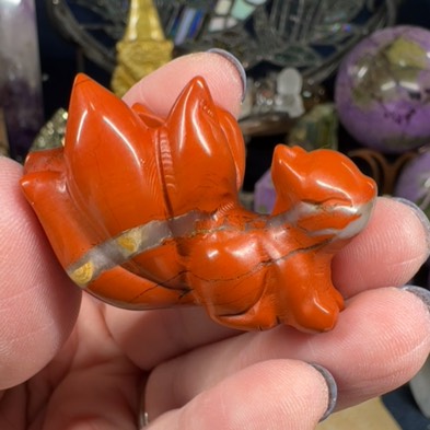 Brecciated Jasper 9 Tail Fox