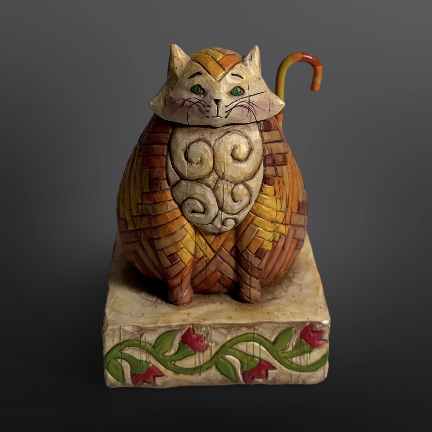 Vintage Jim Shore Elijah Cat Figurine Heartwood Creek Enesco 2003