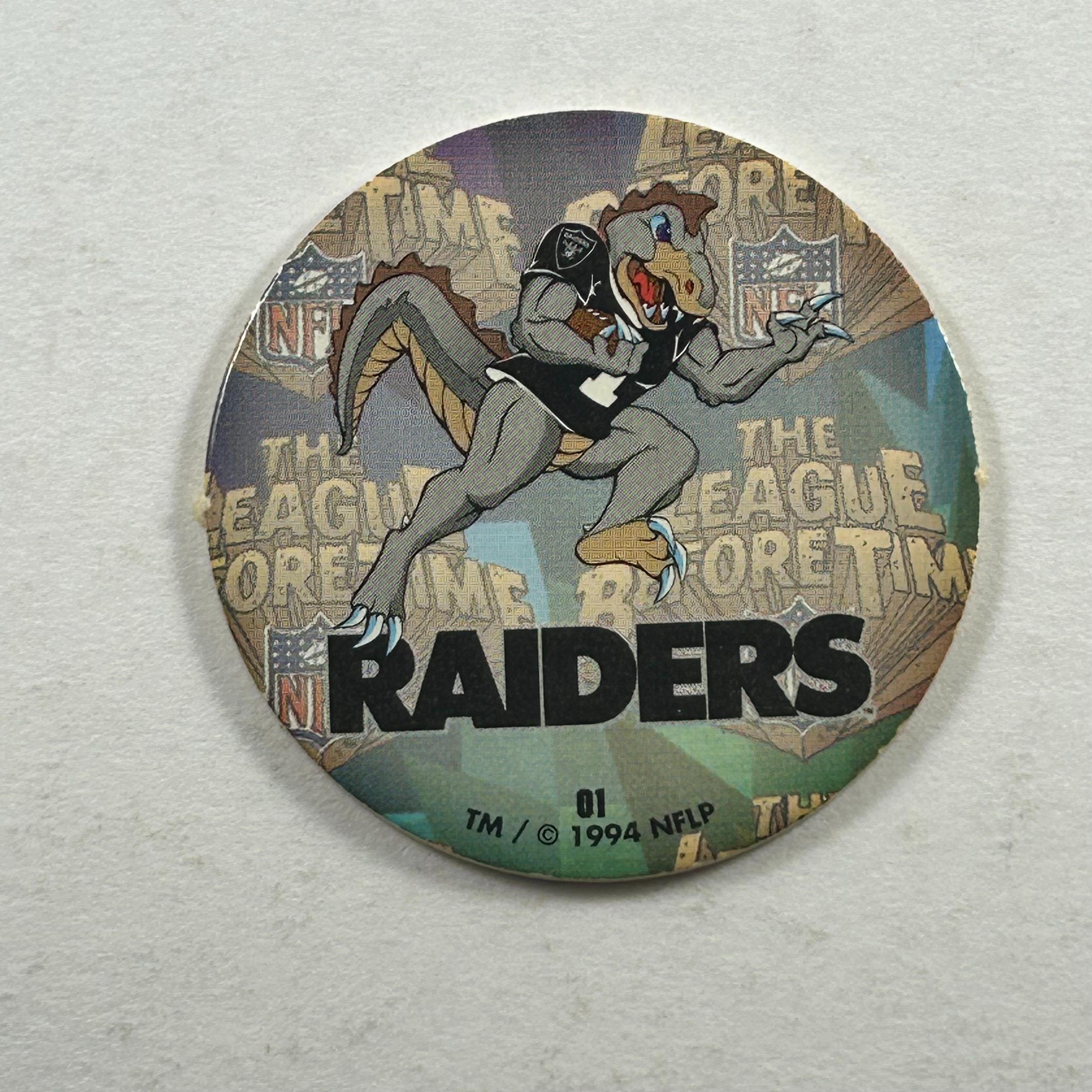 Las Vegas Raiders POG The League Before Time NFL Football 1994 ...