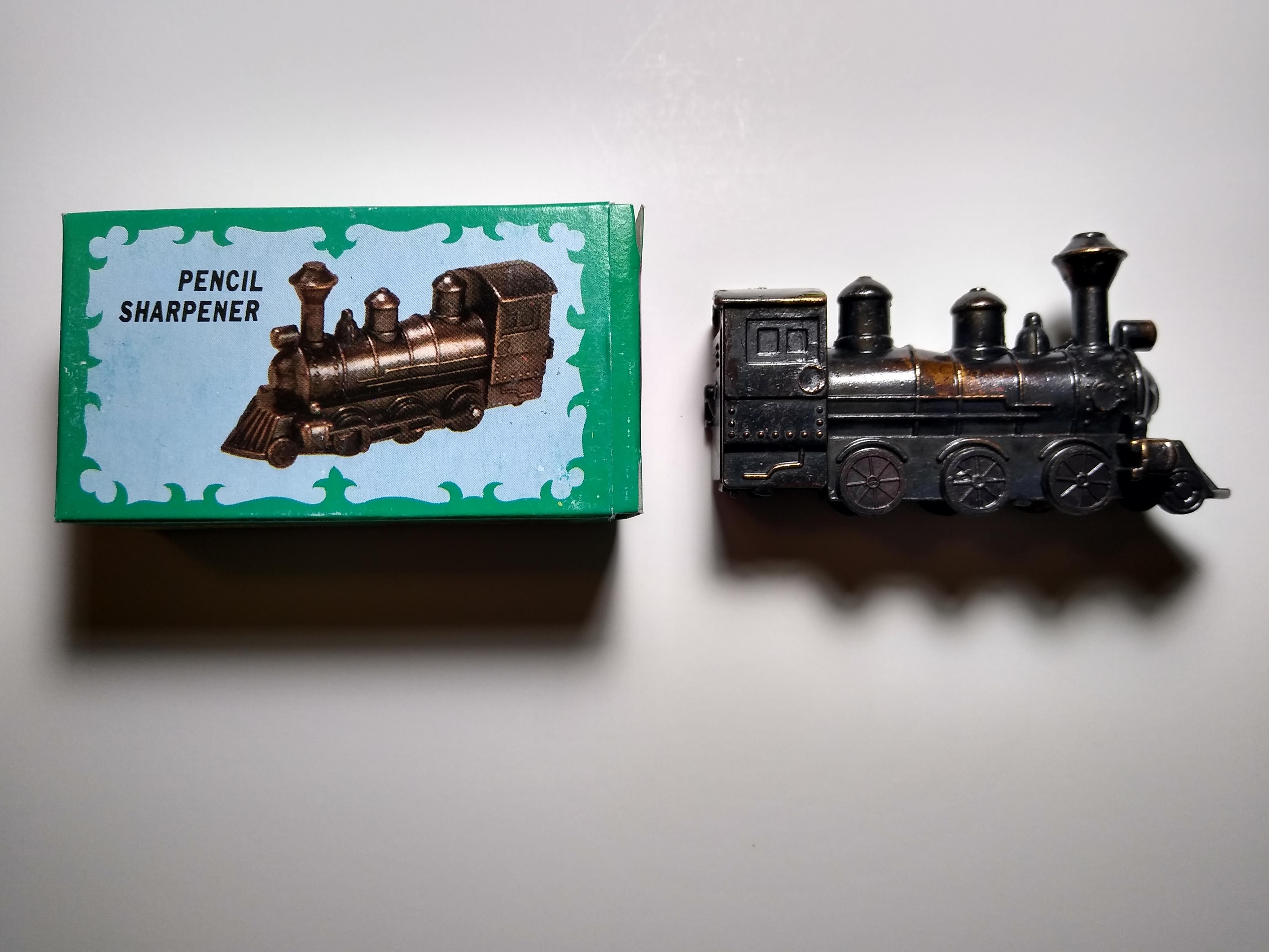 Die-Cast Locomotive Train Railroad Pencil Sharpener In Original Box ...