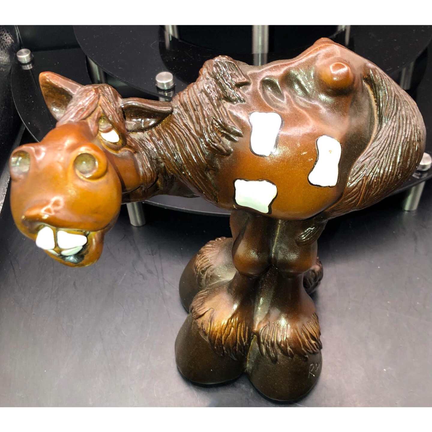 #07B- John Raya Vintage Figurine-large Horse