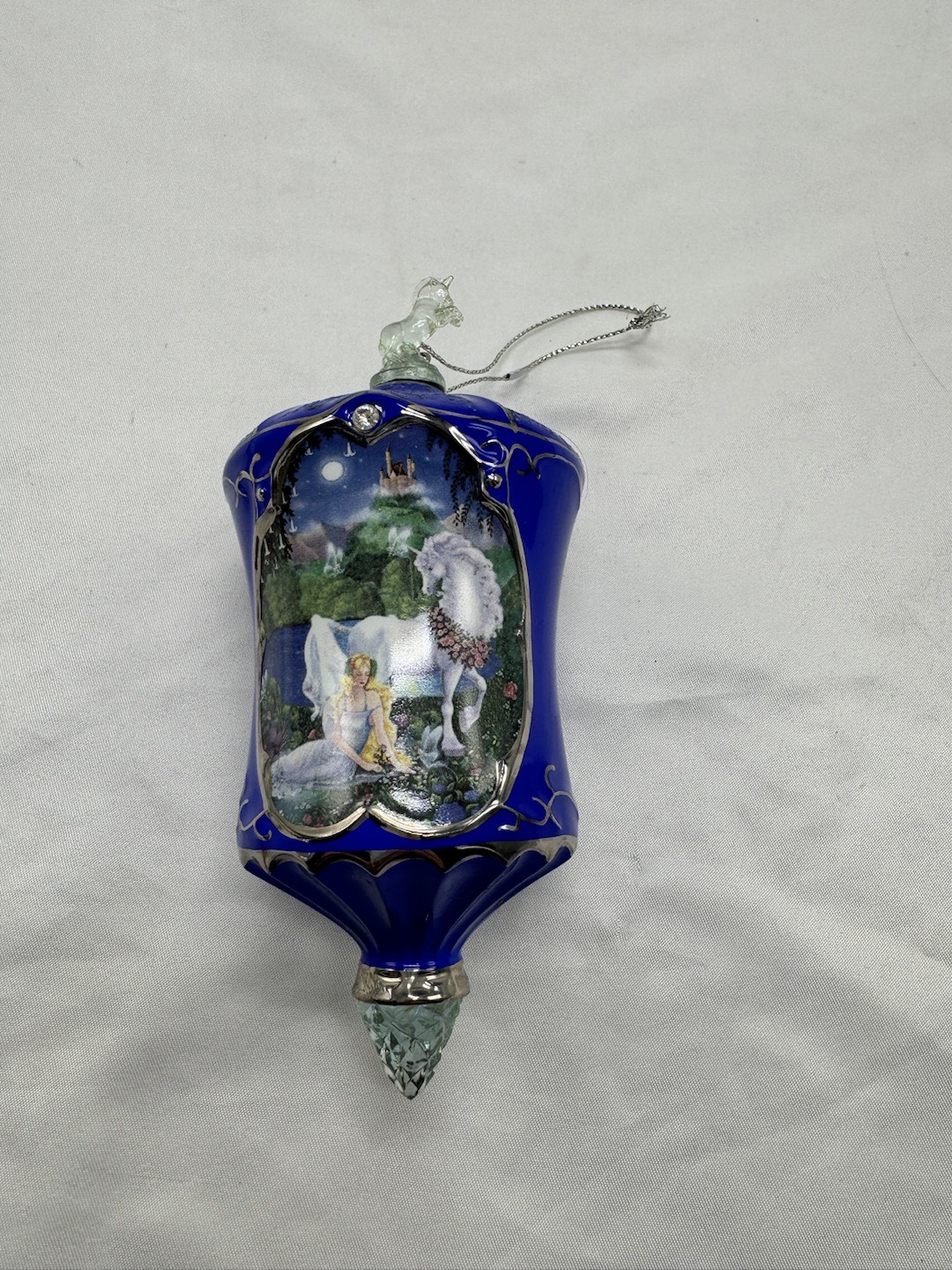 VTG Bradford Exchange Joyce Patti Moonlit Trail porcelain ornament