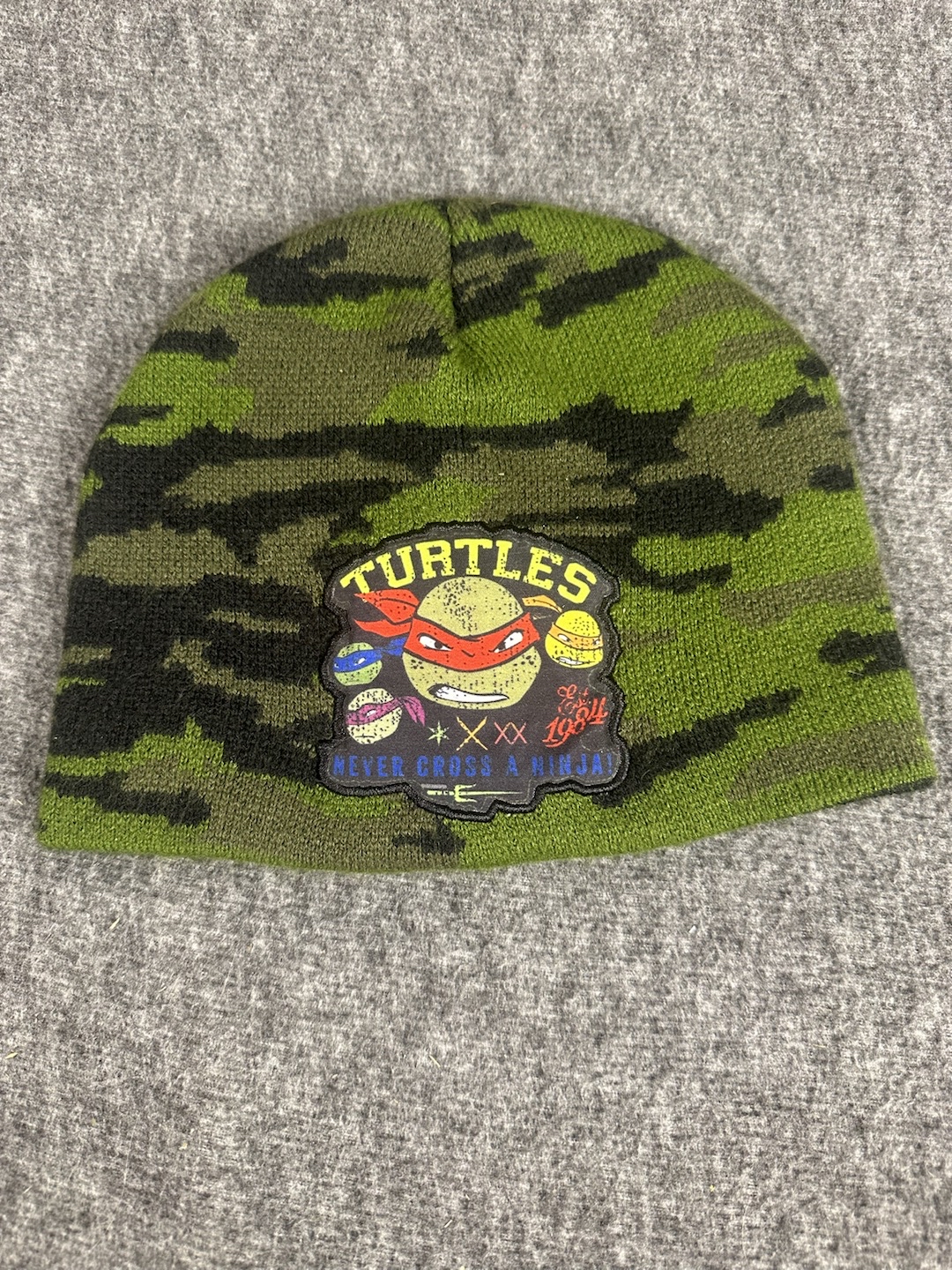Teenage Mutant Ninja Turtles Beanie Cap Hat Camo