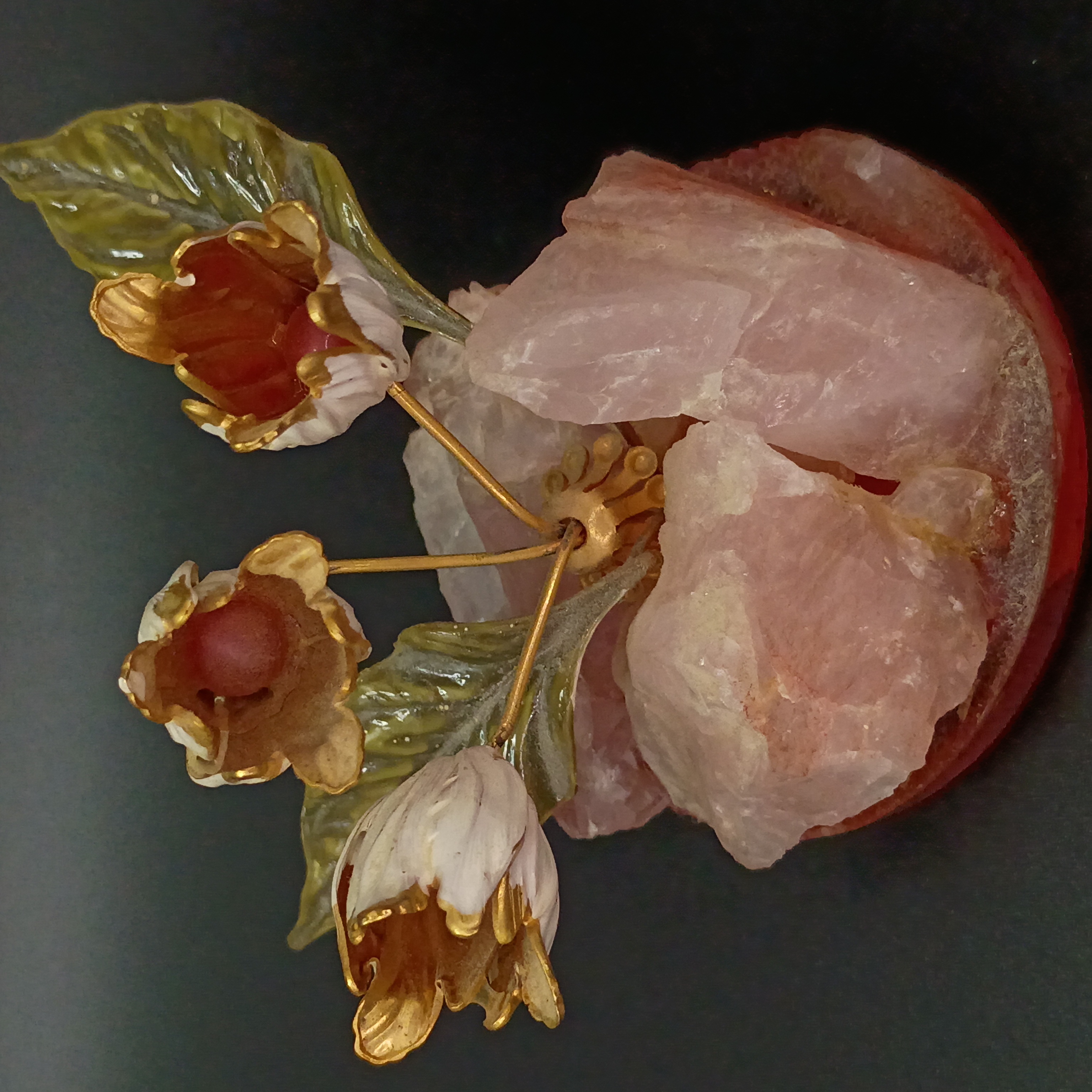 The Art of Frank Mosse: Hand‑Crafted Enameled Flower Sculpture on ...