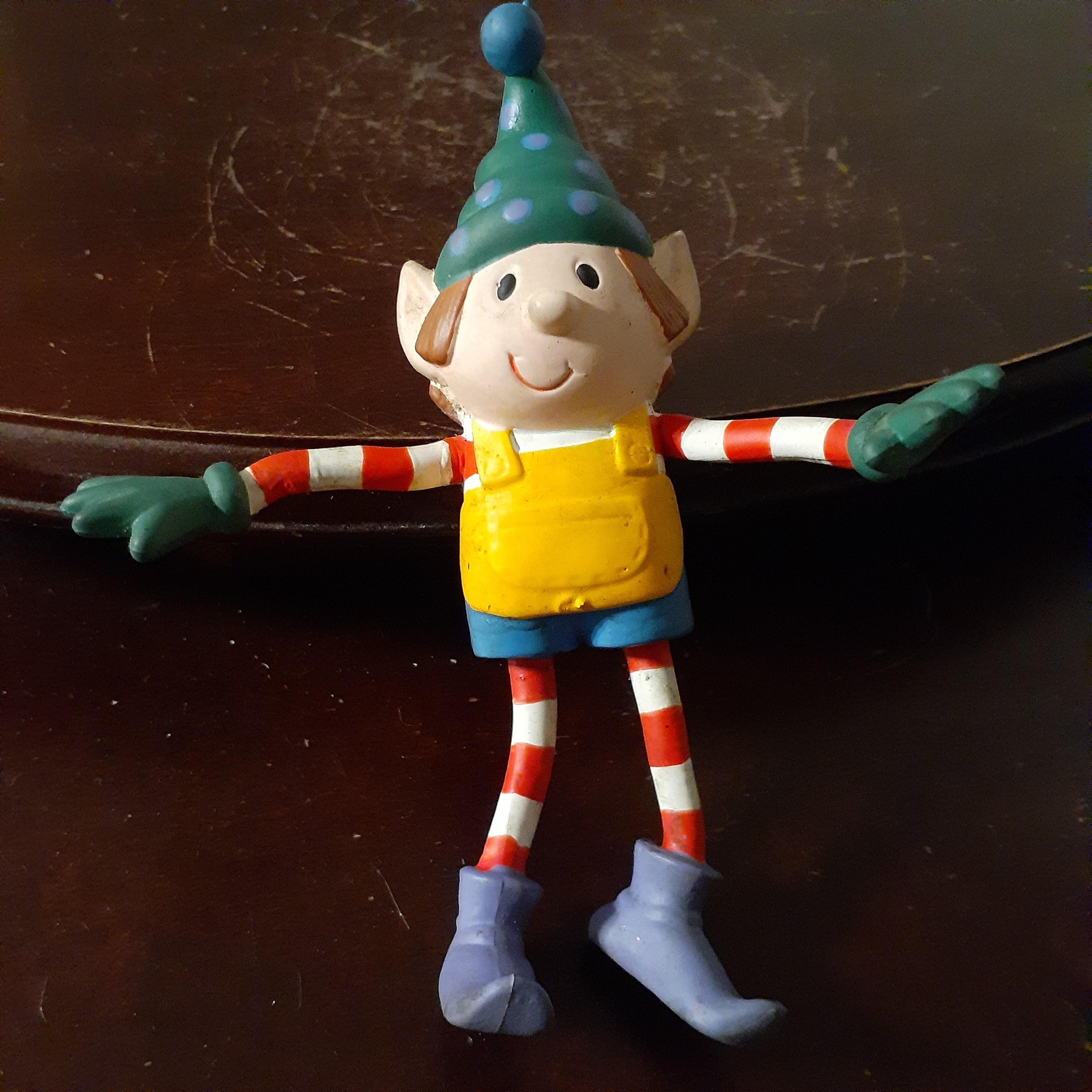 Rubber Bendy Elf Doll/toy