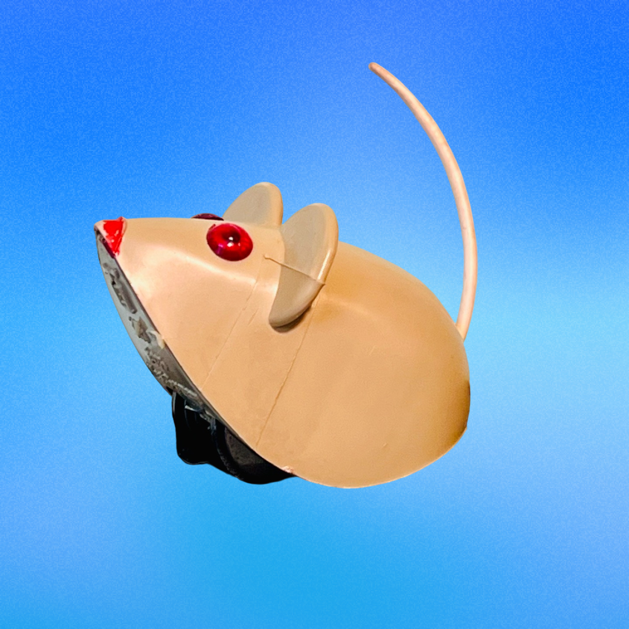Vintage 1960s Lehmann Plastic Mouse Friction West Germany Toy #935