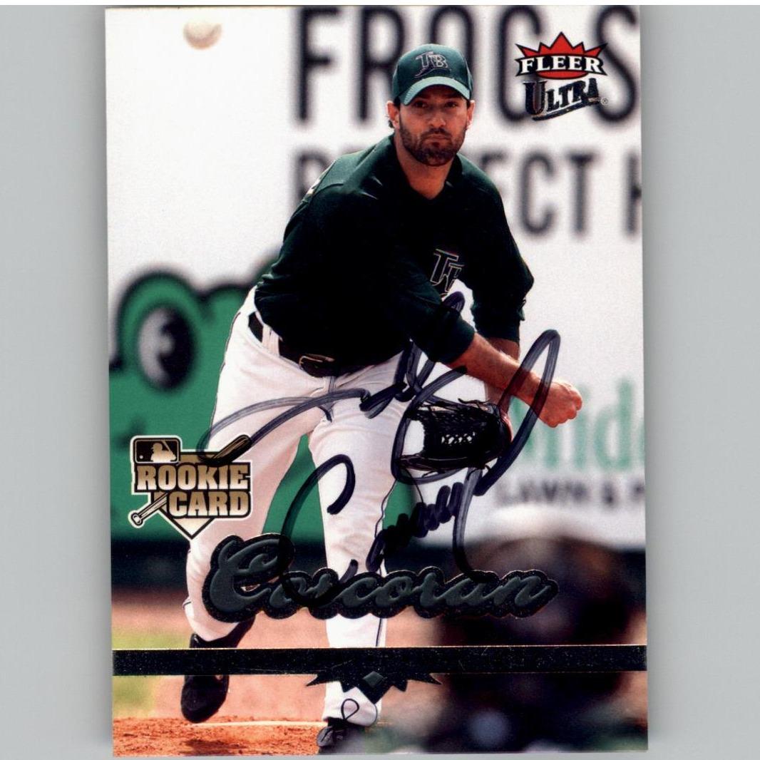 Tim Corcoran Signed Tampa Bay Devil Rays 2006 Fleer Ultra Rookie Card #197