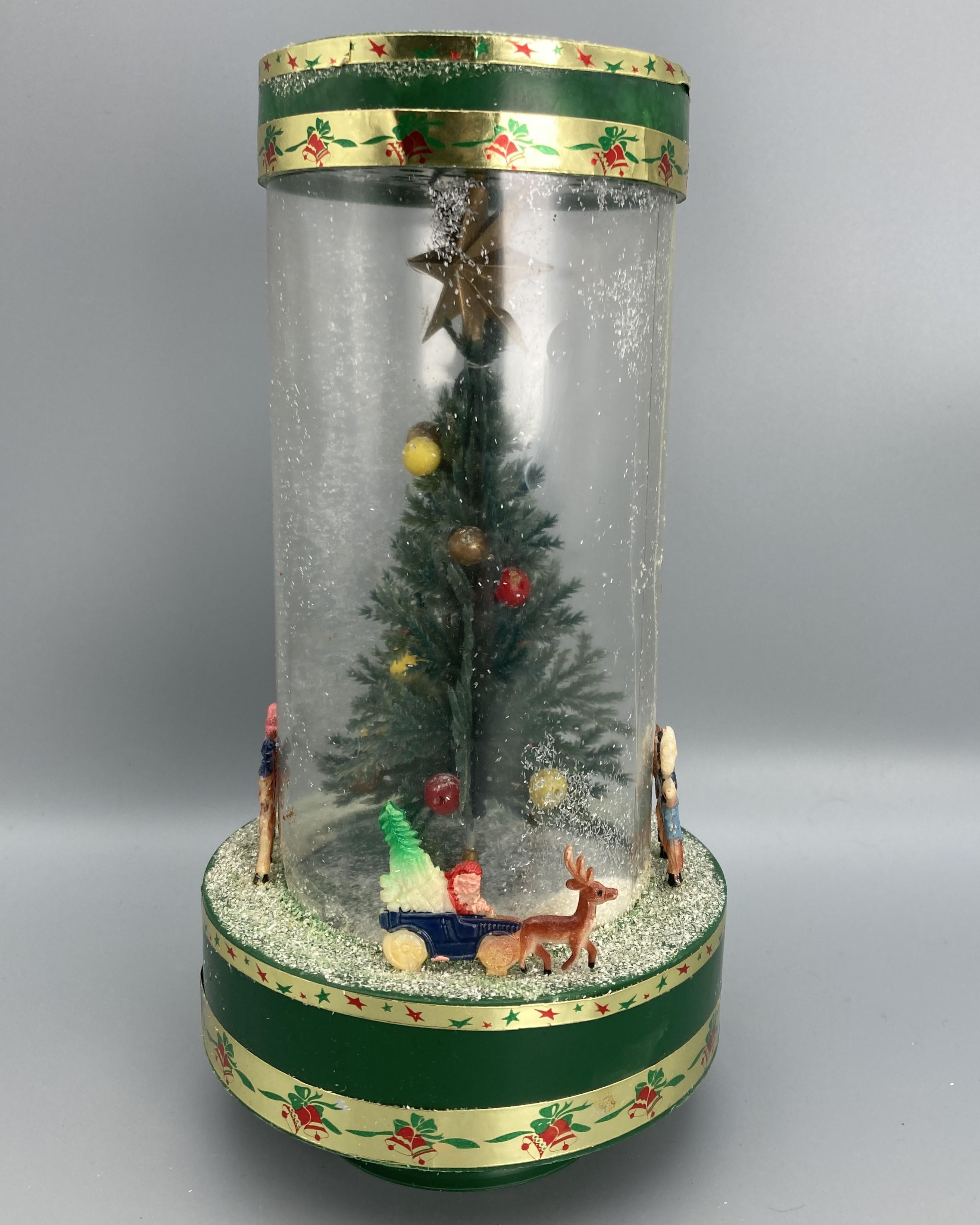 Musical Snow Tree - Wind Up with Falling Snow - Plays Jingle Bells ...