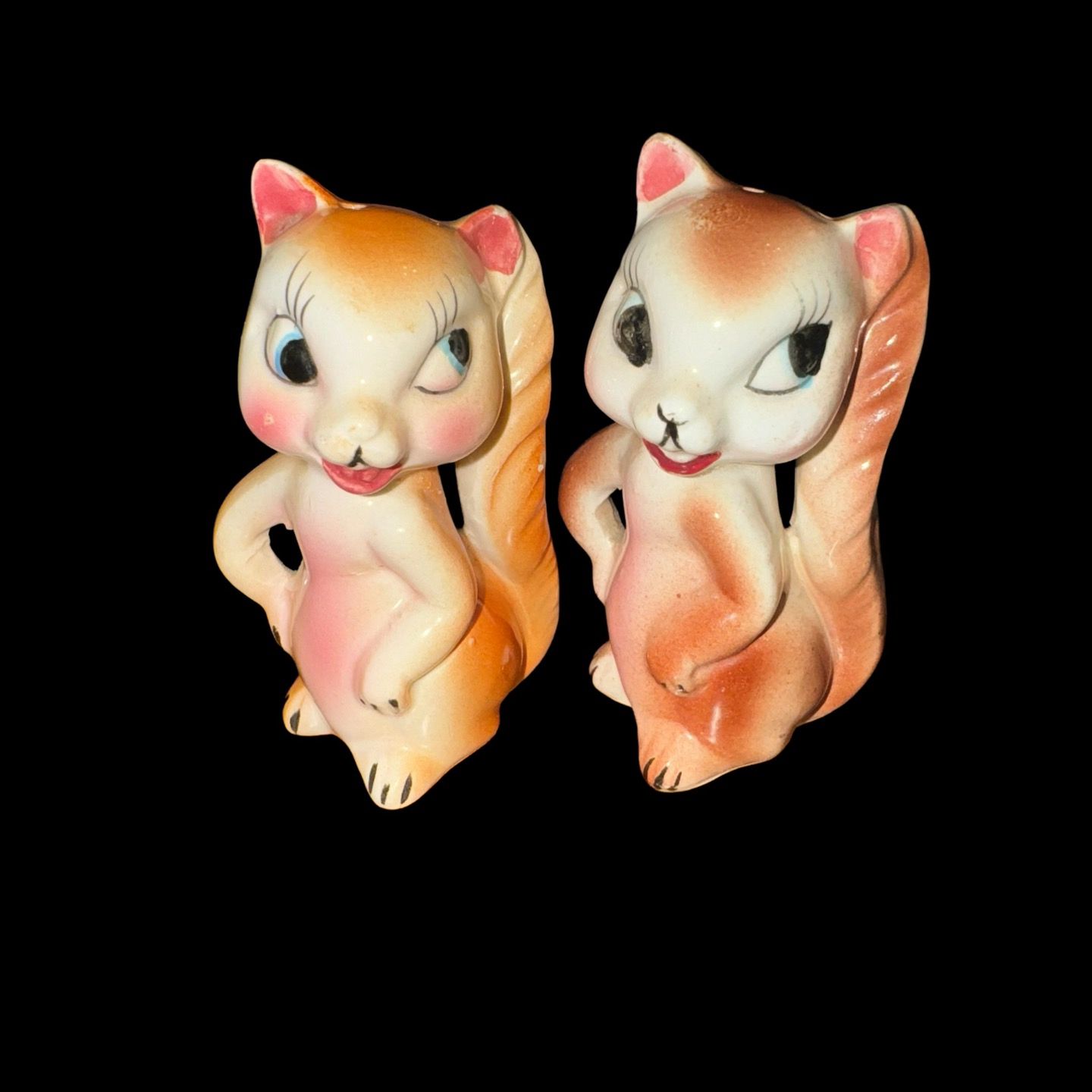 Anthropomorphic Squirrel Salt And Pepper Set