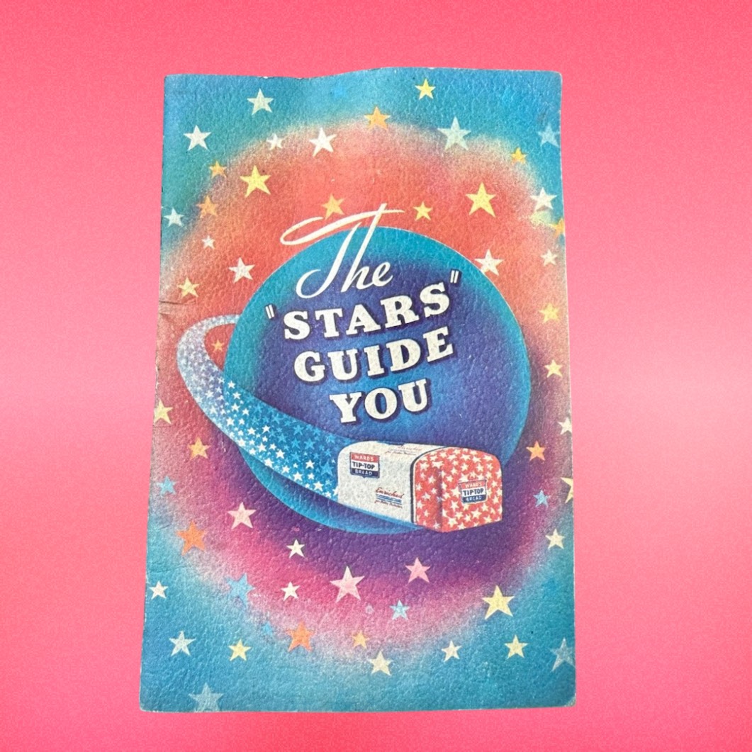 Vintage MCM Tip-Top Bread Zodiac Astrology Promotional Booklet