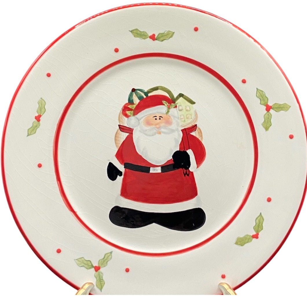 Harry And David Santa Plate