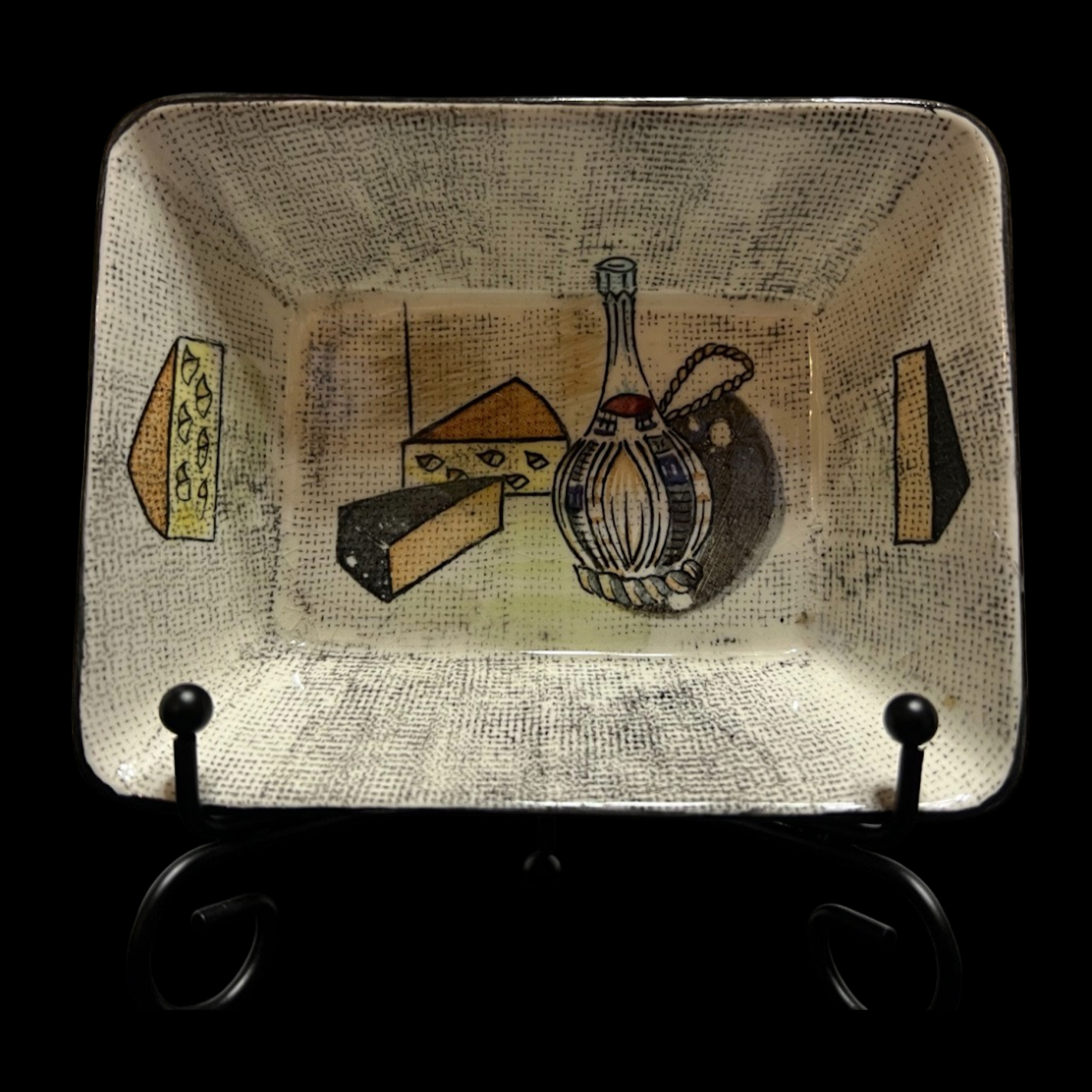 Capri By Royal Sealy Japan Oil Butte Dipping Dish ~5x4x1.75"