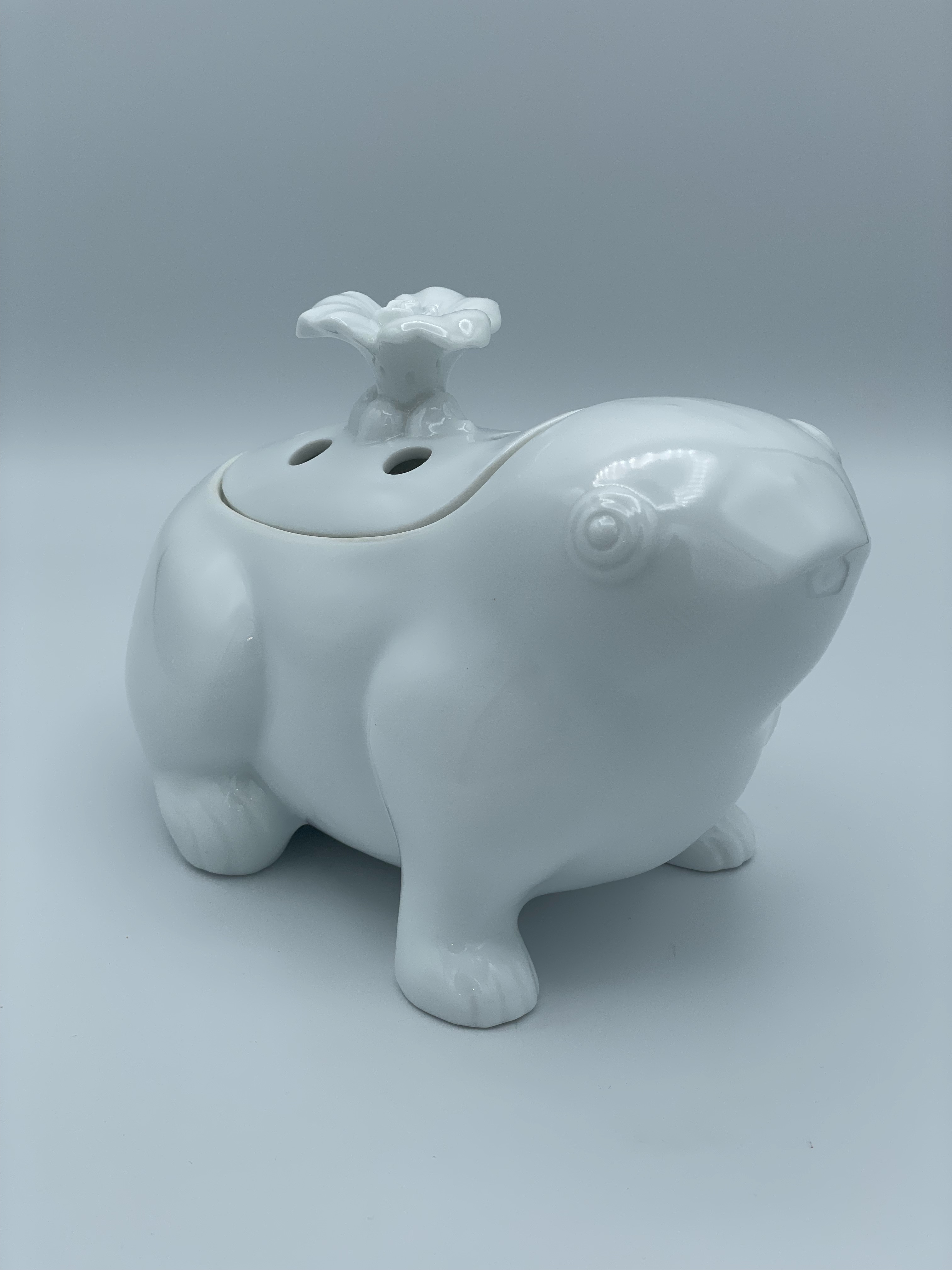 Schmid Design Toad With Flower Frog