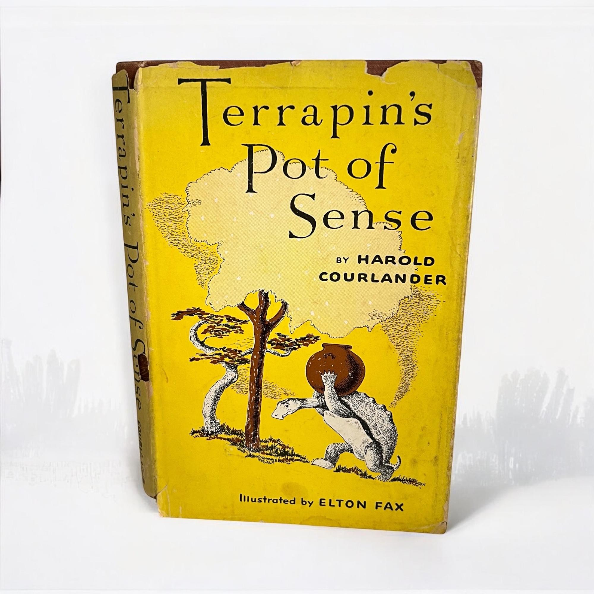 1957 Terrapin's Pot of Sense by Harold Courlander. Illustrated by Elton ...