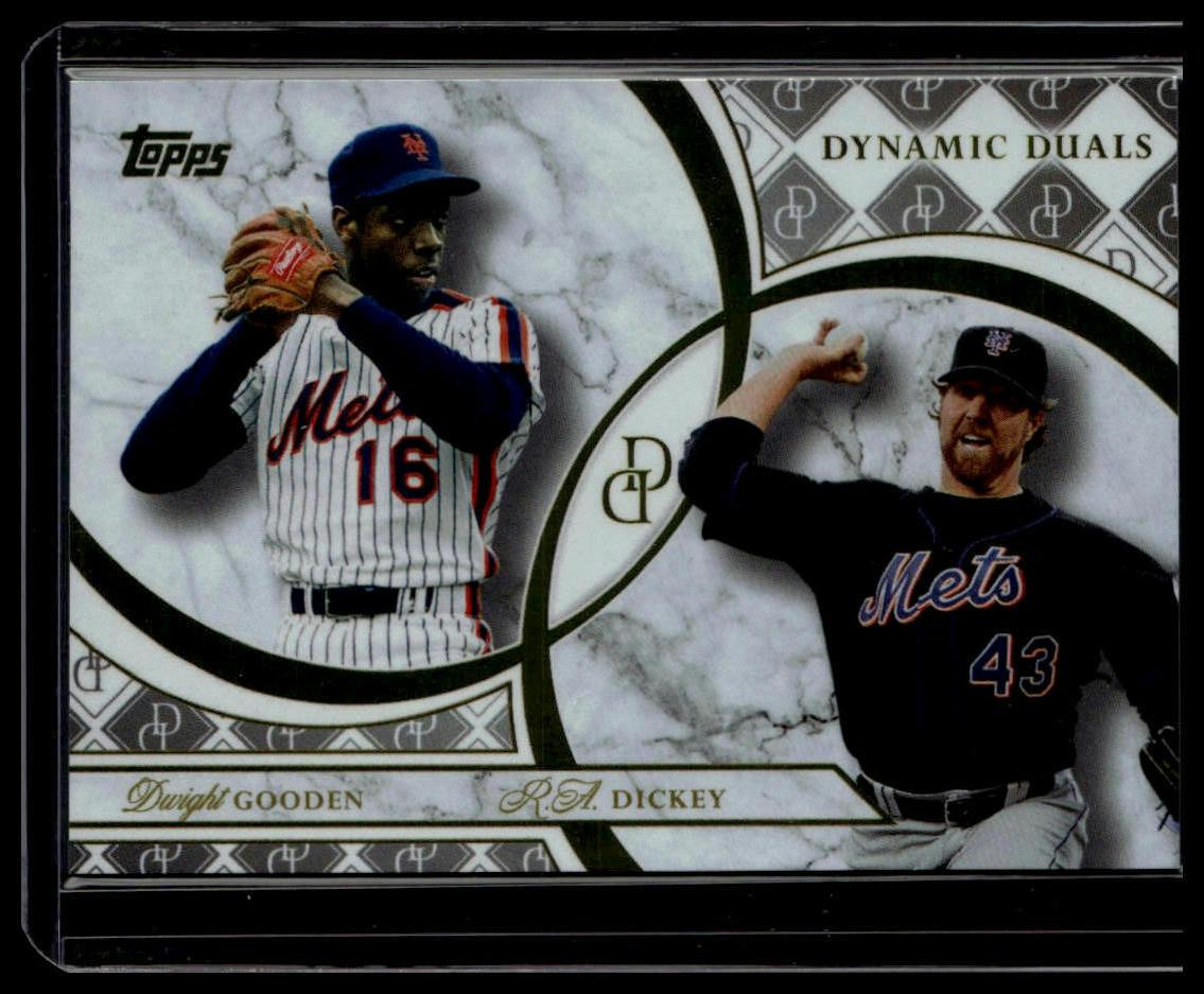 2024 Topps Dynamic Duals Dwight Gooden & R.A. Dickey New York Mets #18