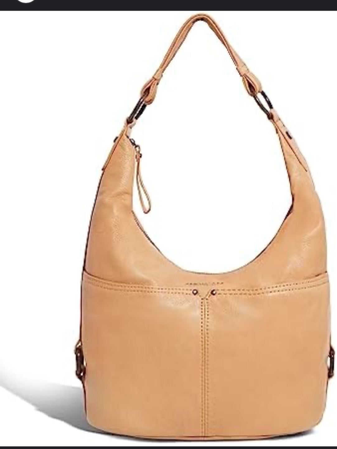 CLARKS Tan Leather Hobo Bag Purse NWOT