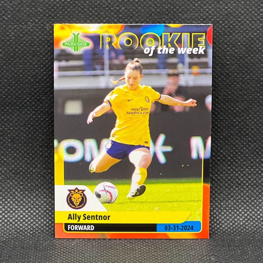 Ally Sentnor Parkside NWSL 2024 Chibi Subscriber /260 Rookie Of The ...