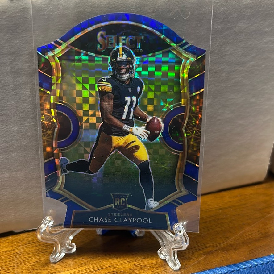2021 Select Blue Die Cut Chase Claypool RC
