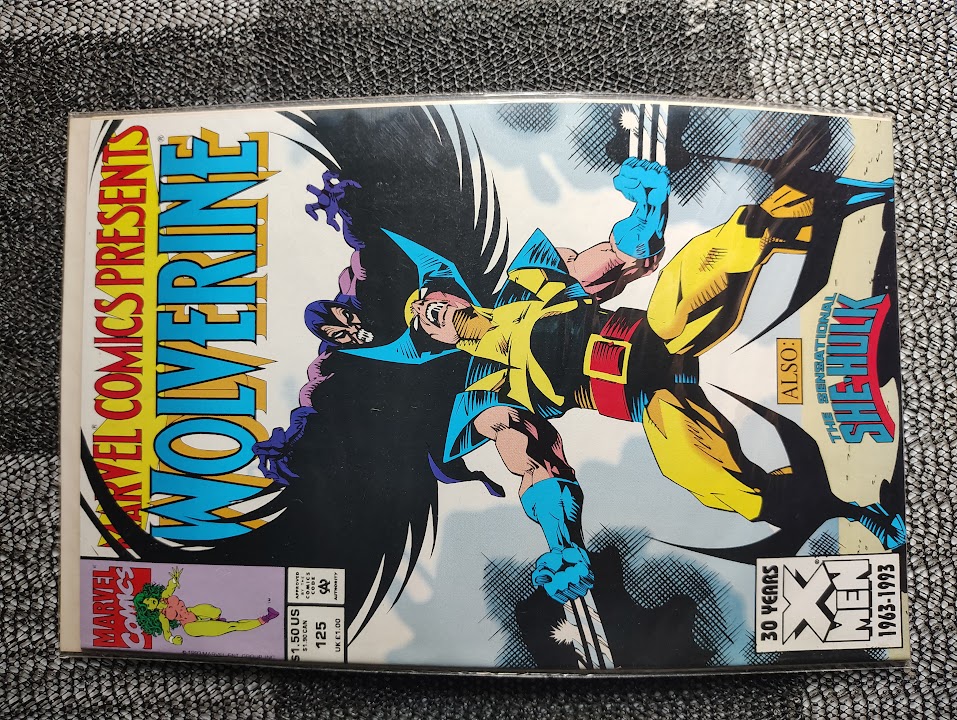 1993 Marvel Comics Presents #125 Wolverine Roaring Cover Direct Edition ...
