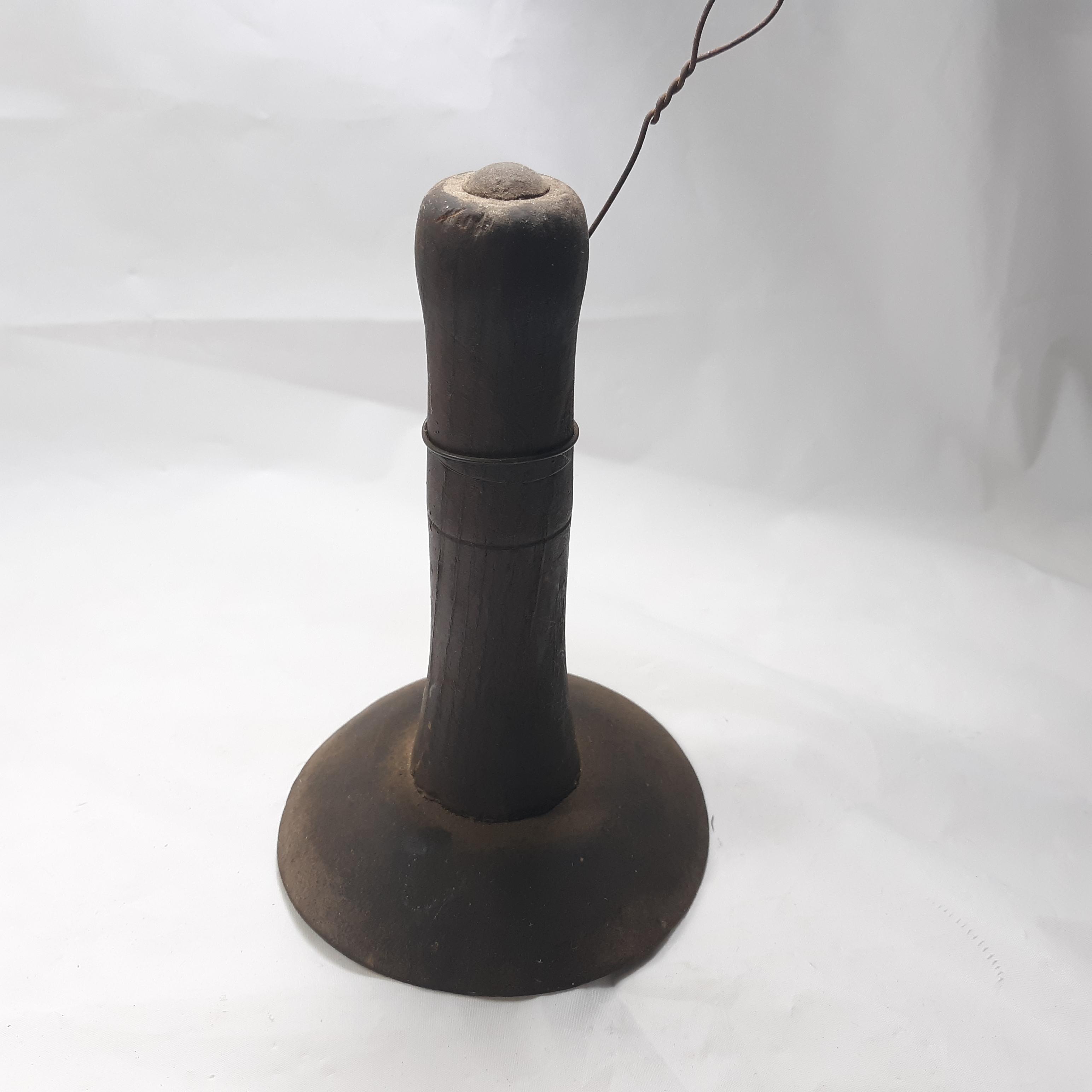 Vintage Hog Scraper Farm Tool Pig Bacon Animal Wood Hand Wooden