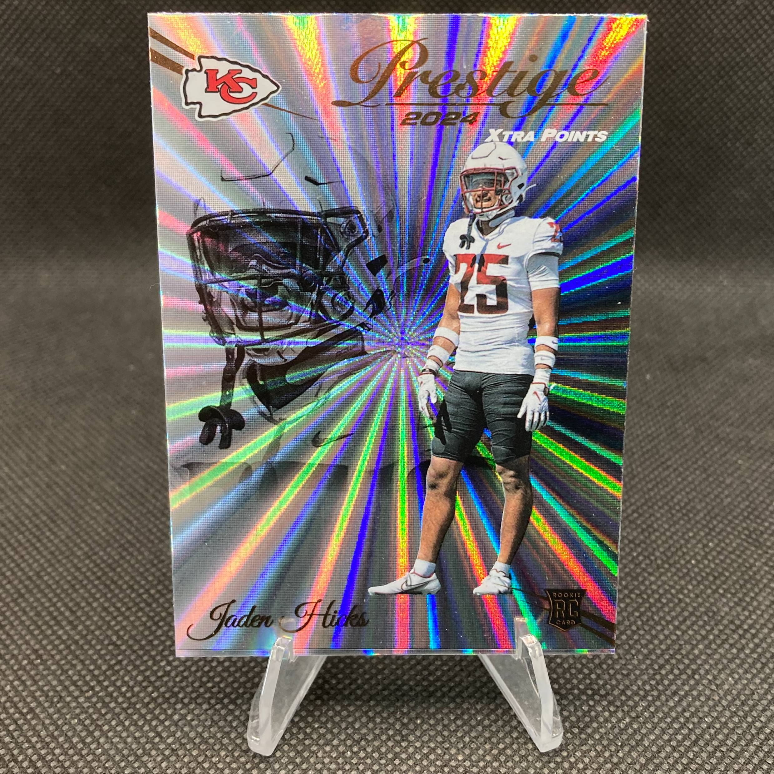 Jaden Hicks 2024 Prestige Xtra Points Rookie RC #345 - Kansas City Chiefs
