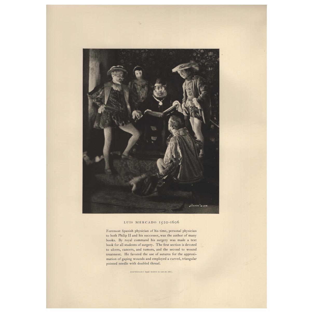 Vintage Black And White Print From Collection Of Davis And Geck Inc ...