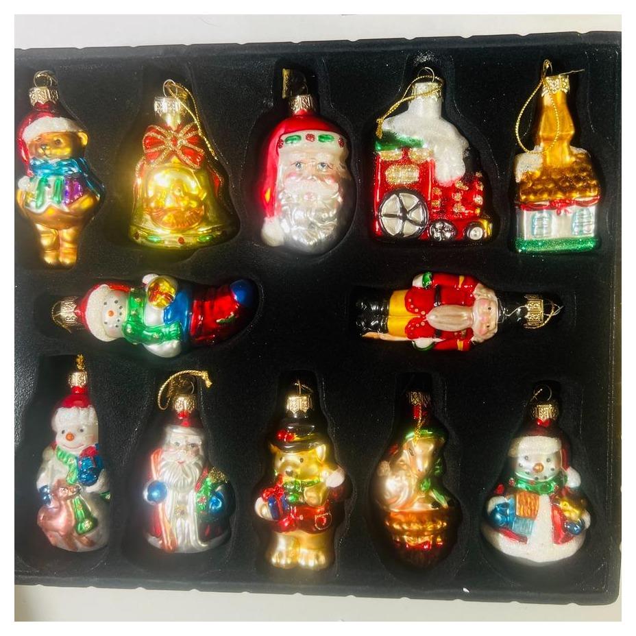 Vtg Thomas Pacconi Classics 2002 Collection 36 Blown Glass Christmas ...