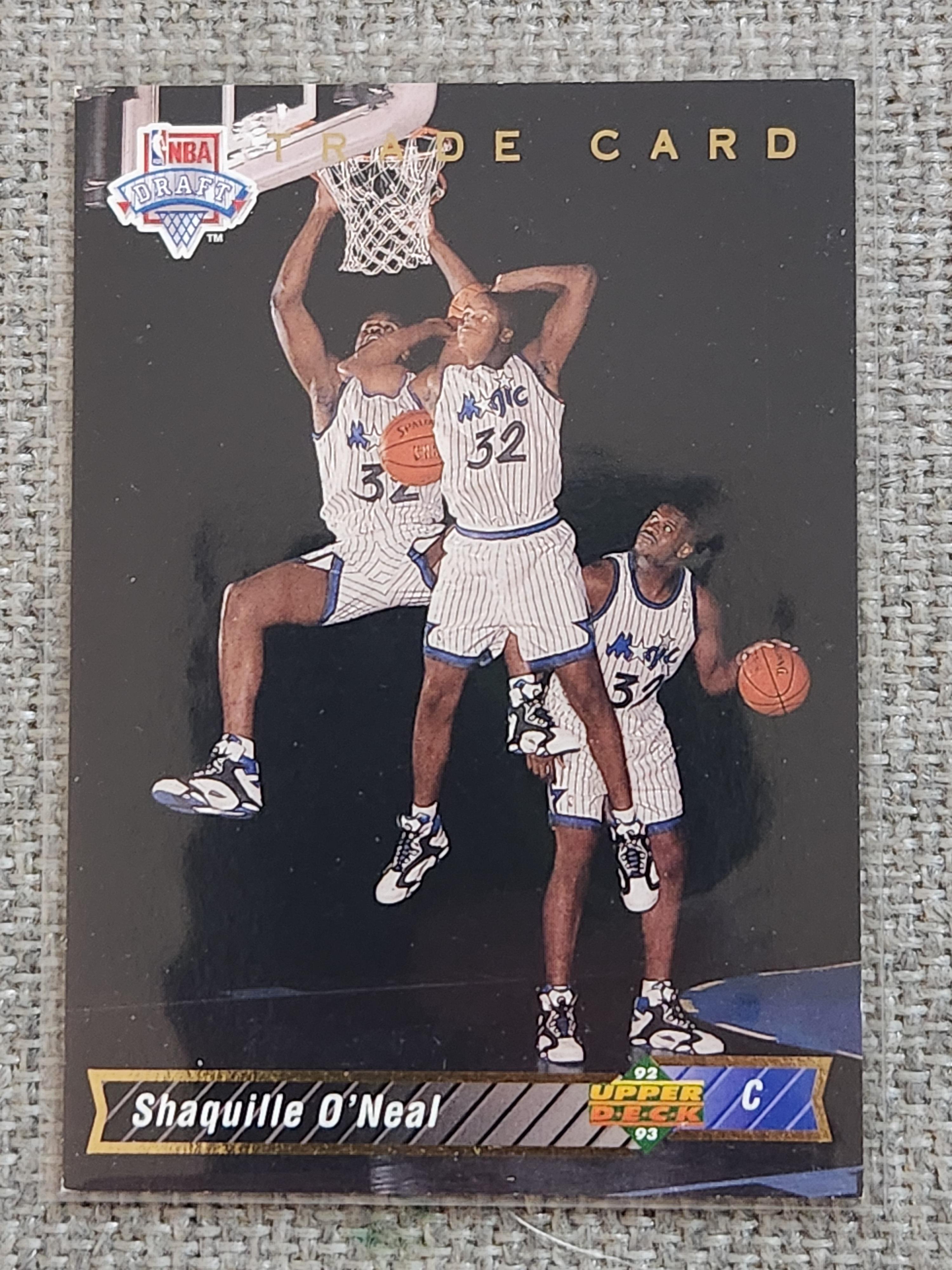 Shaquille O'Neal 1992-93 Upper Deck Trade Rookie Card #1B
