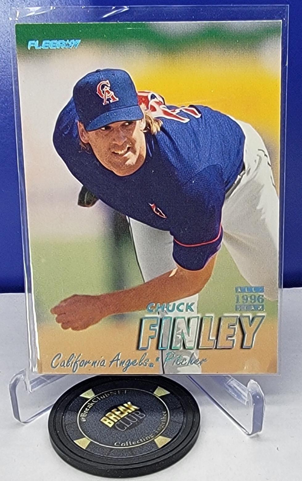 Chuck Finley 1997 Fleer Tiffany #43 Los Angeles Angels