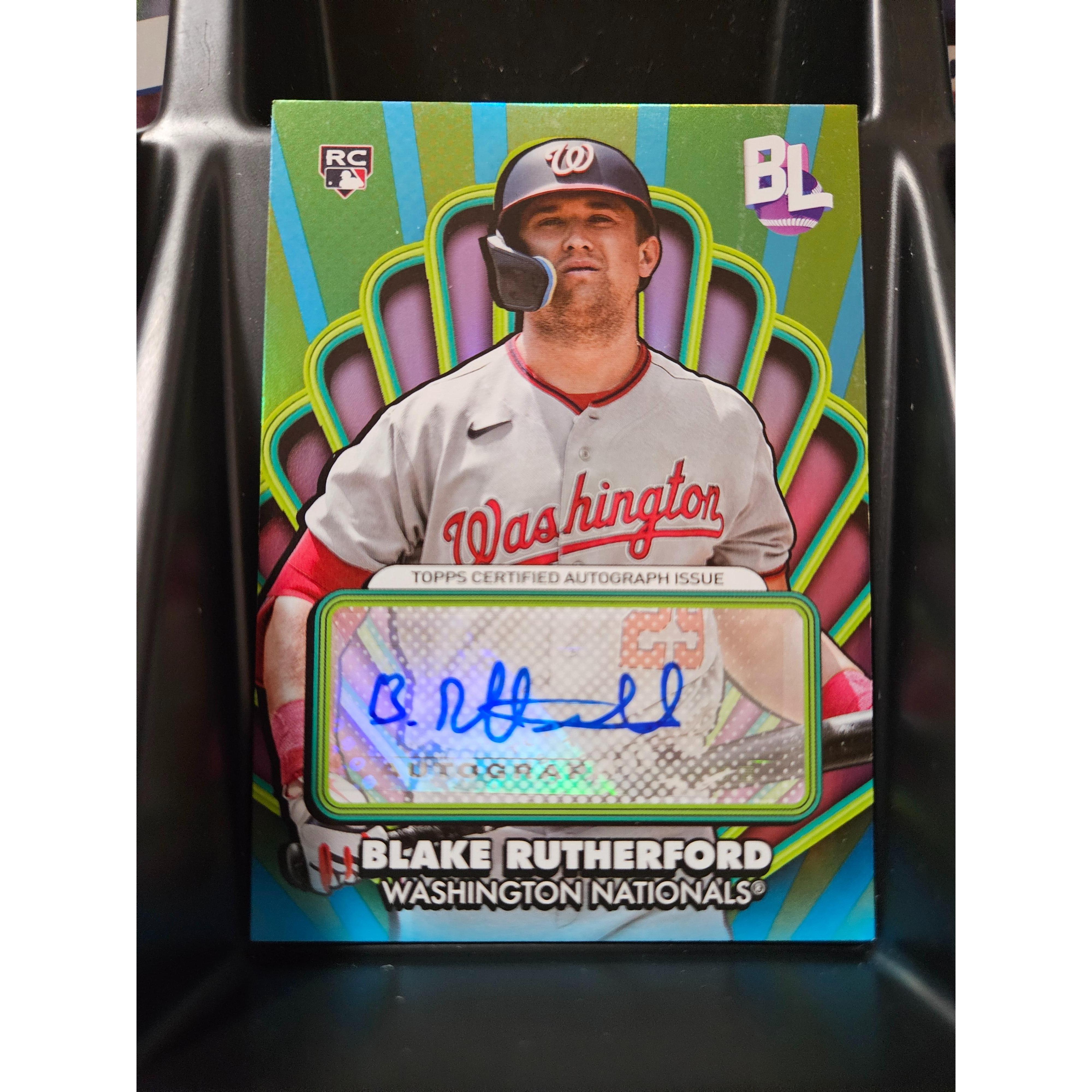 2024 Big League Baseball Blake Rutherford Autograph RC