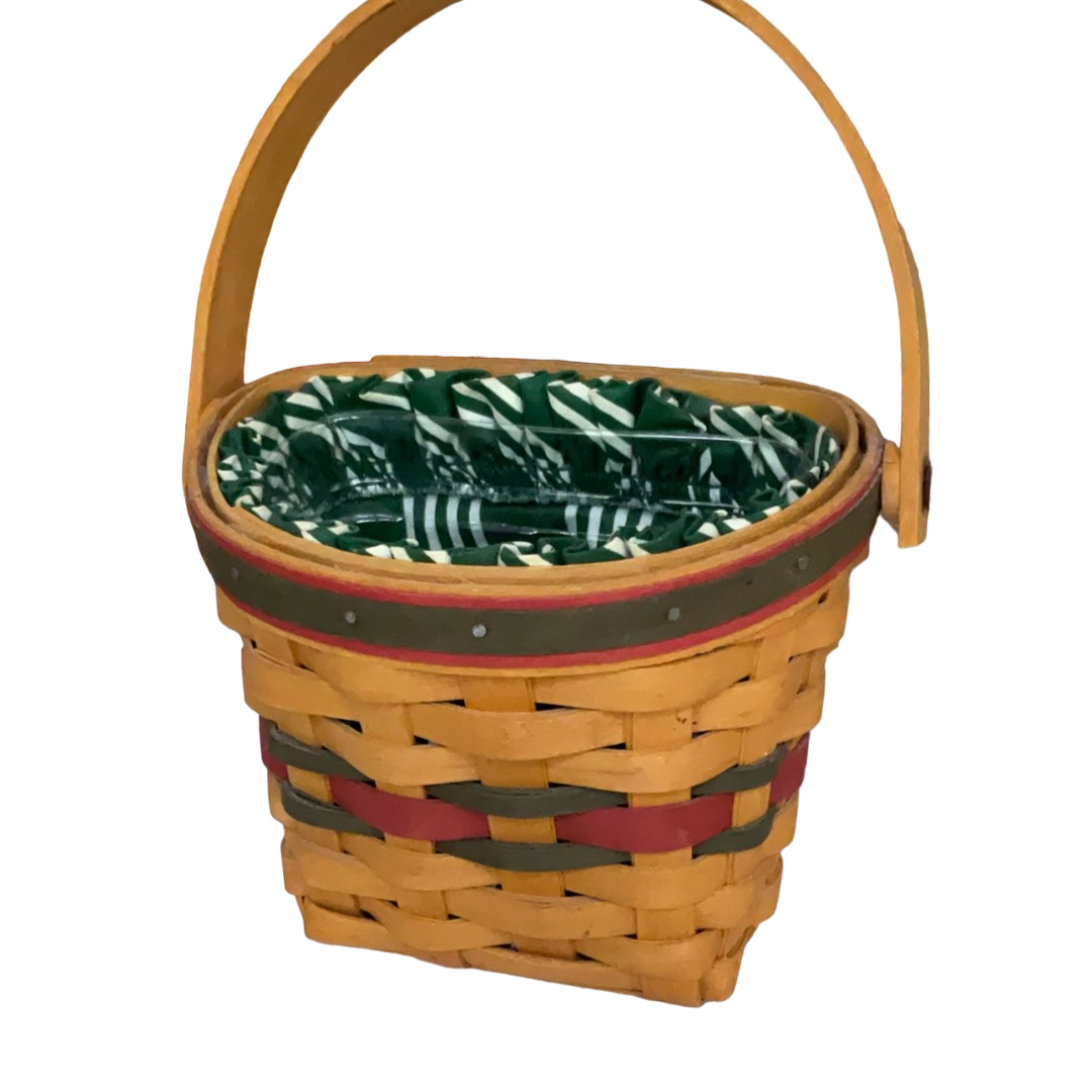 Small Longaberger Basket Hanging