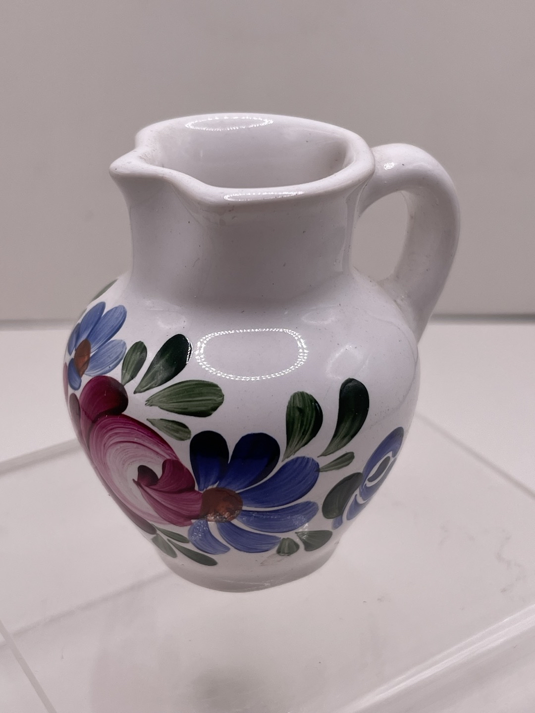 Mini Ceramic Hand Painted Pitcher