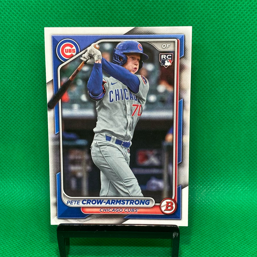 2024 Bowman Pete Crow-Armstrong Rookie Card. Chicago Cubs