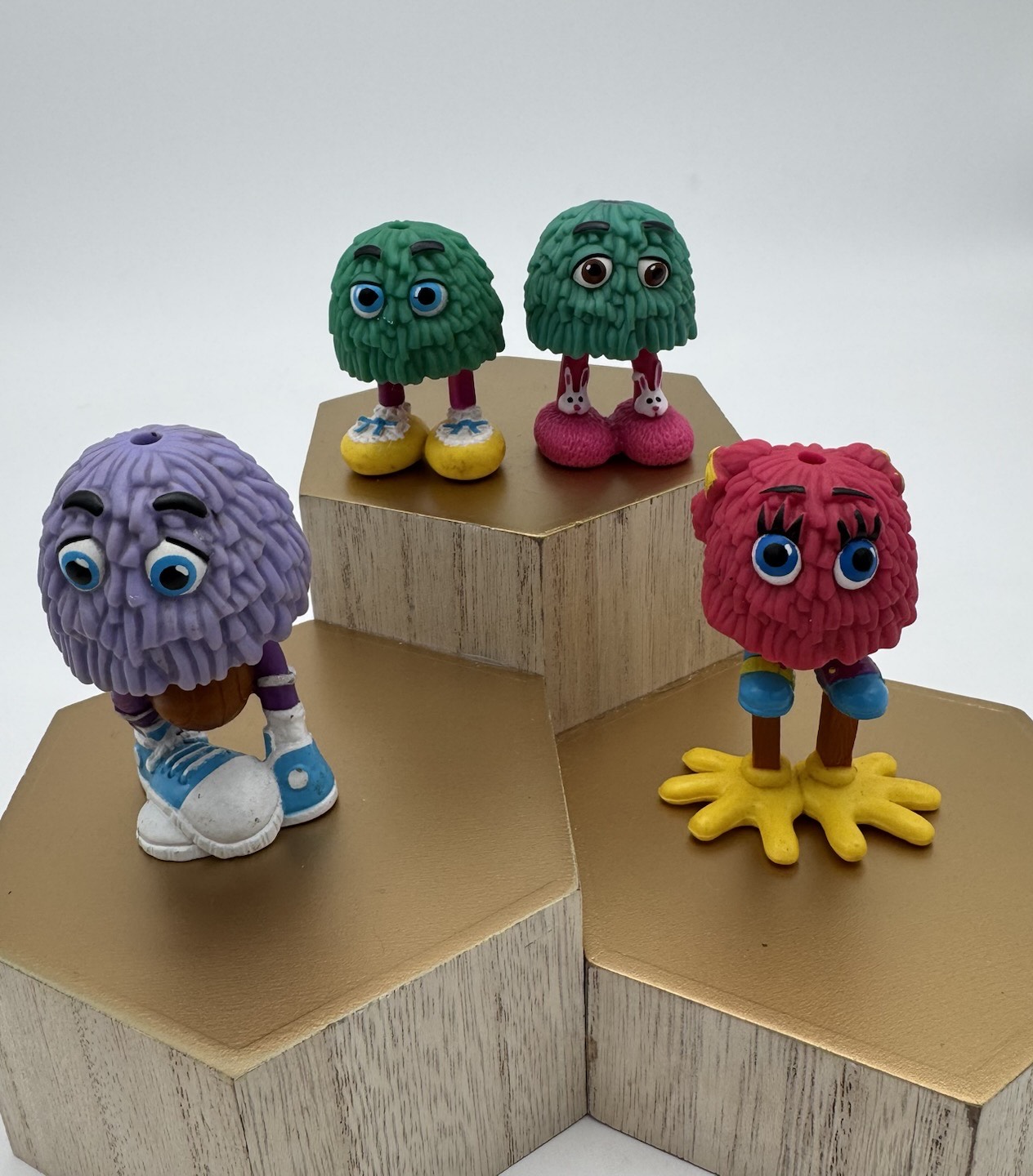 Vintage McDonald’s Fry Guys Figures Blue Purple Green Stilts Basketball ...