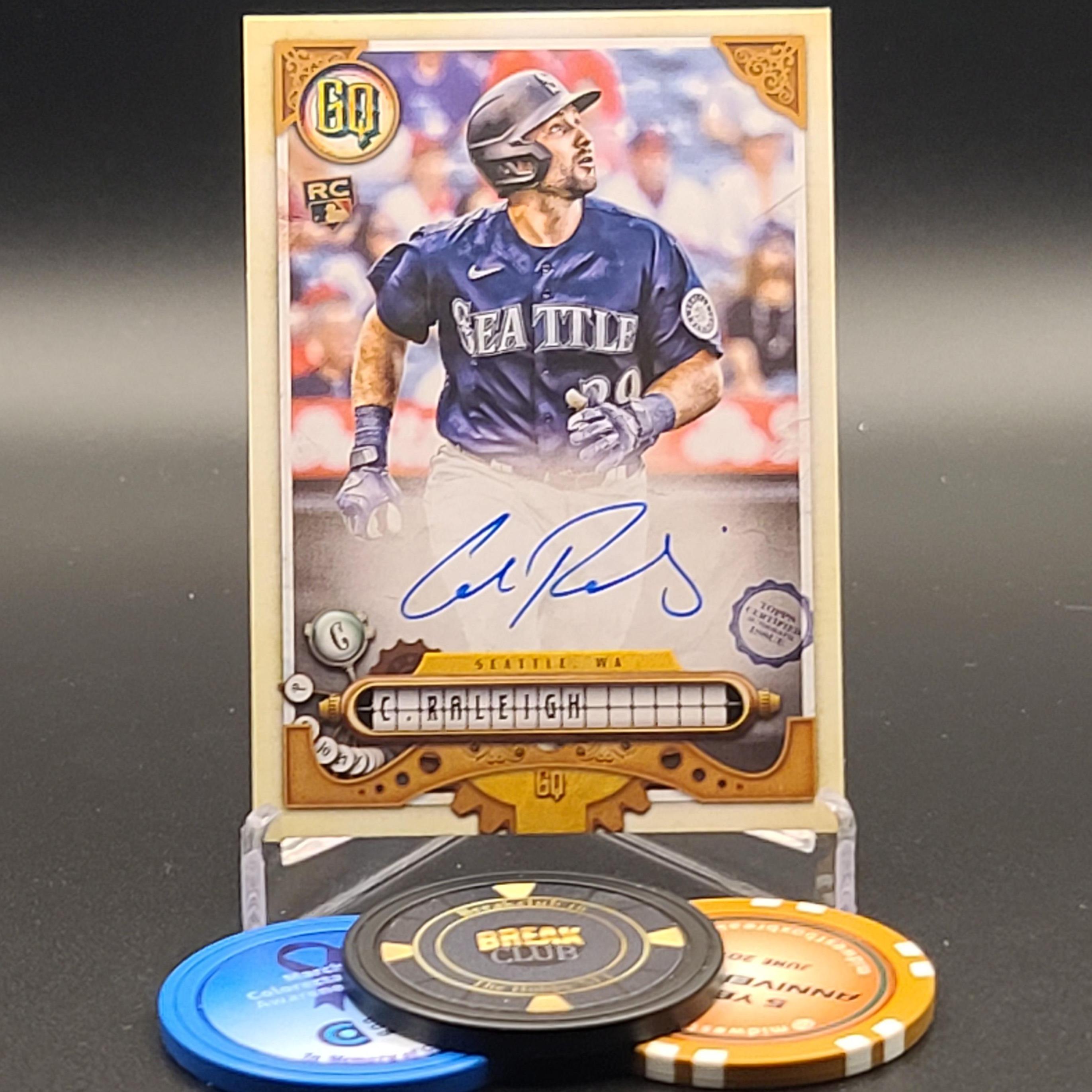 Cal Raleigh Rookie Auto 2022 Topps Gypsy Queen Card #GQA-CR - Seattle ...