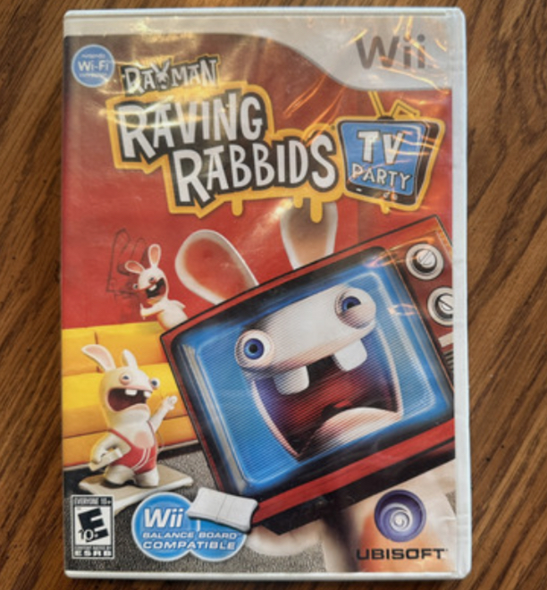 Rayman Raving Rabbids TV Party (Nintendo Wii, 2008) Complete w/ Manual ...