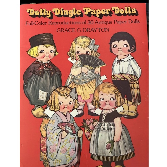 1978 Dover Pub. "Dolly Dingle Vintage Paper Dolls" Uncut Book