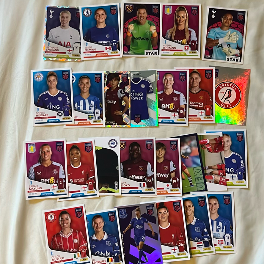 WSL 23/24 Panini Stickers