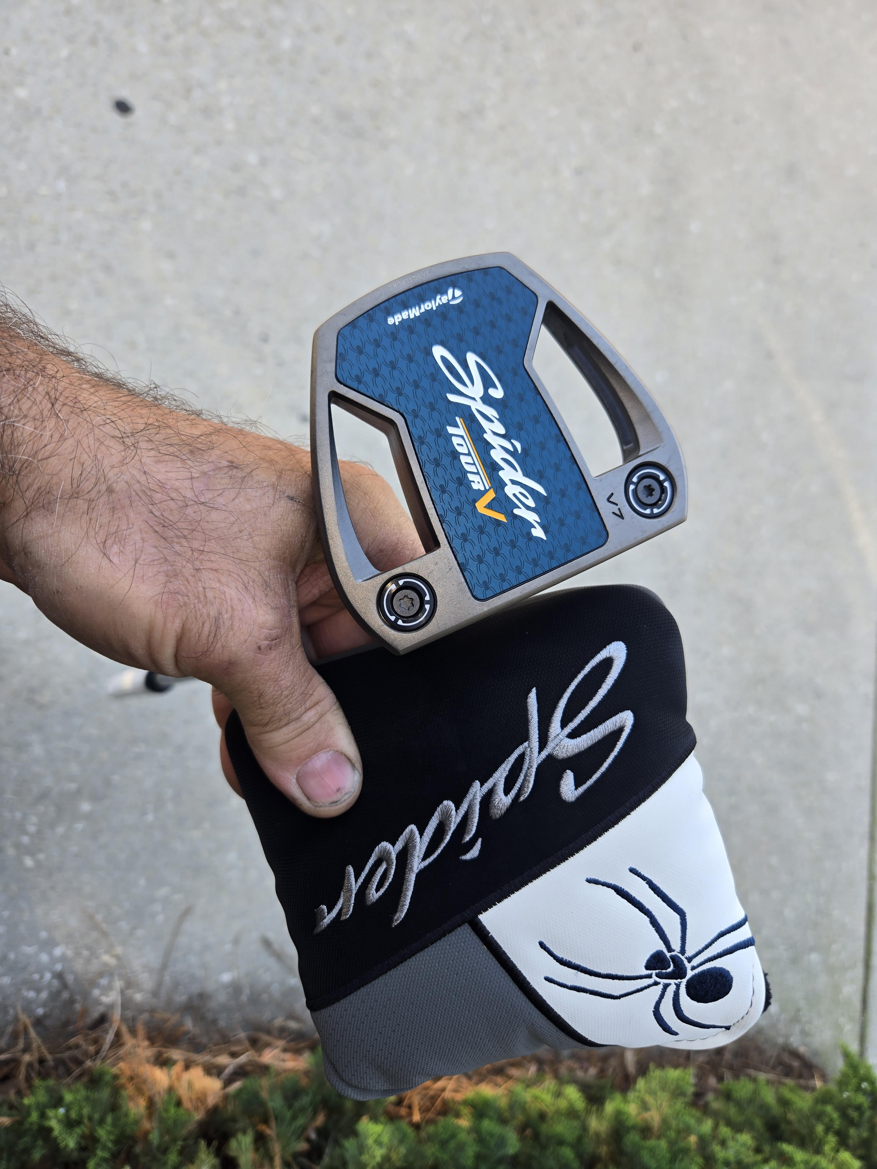 New TAYLORMADE RH Tour Issued SPIDER TOUR V Putter with headcover-KBS ...