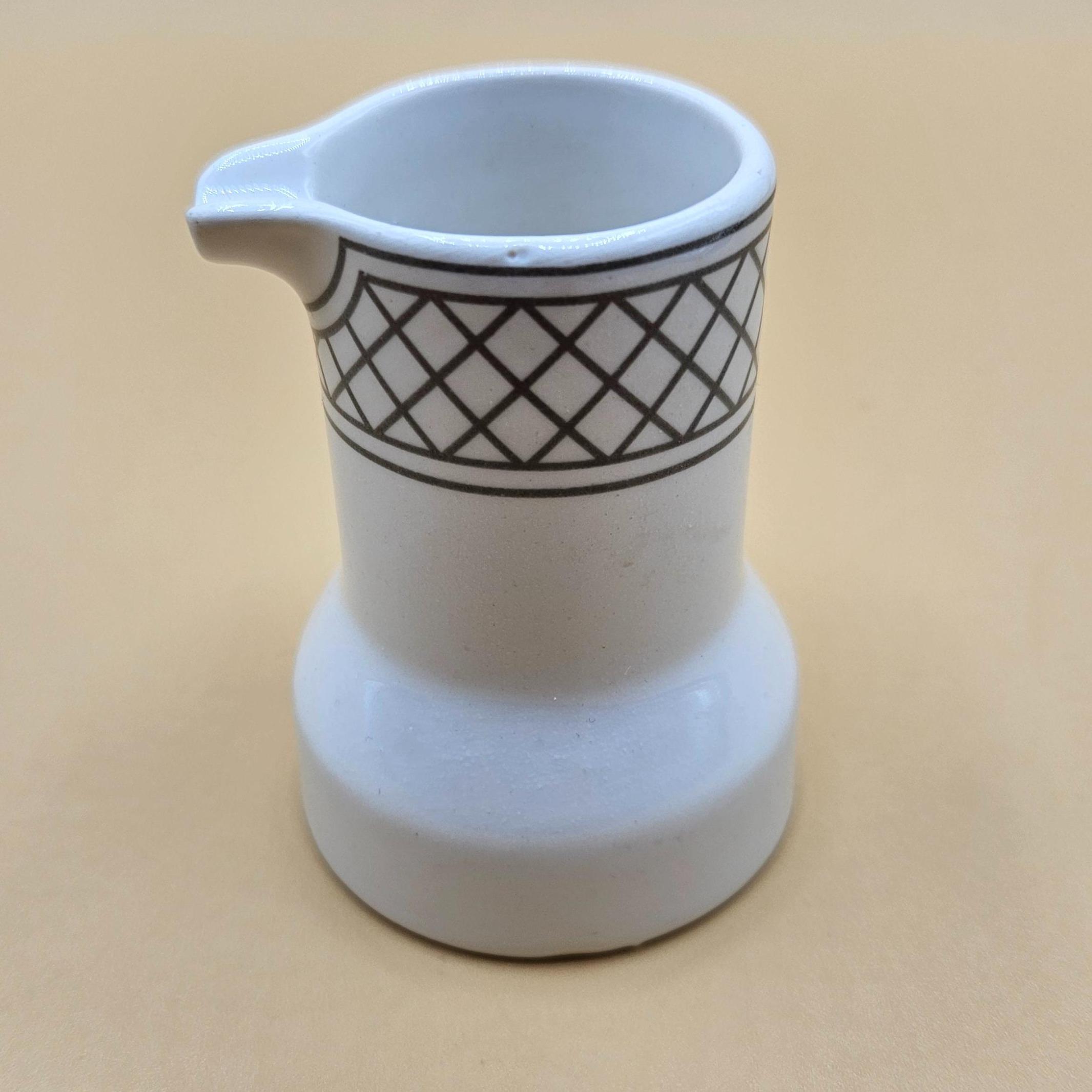Shenango China Small Creamer Diamond Banding 3.25"H